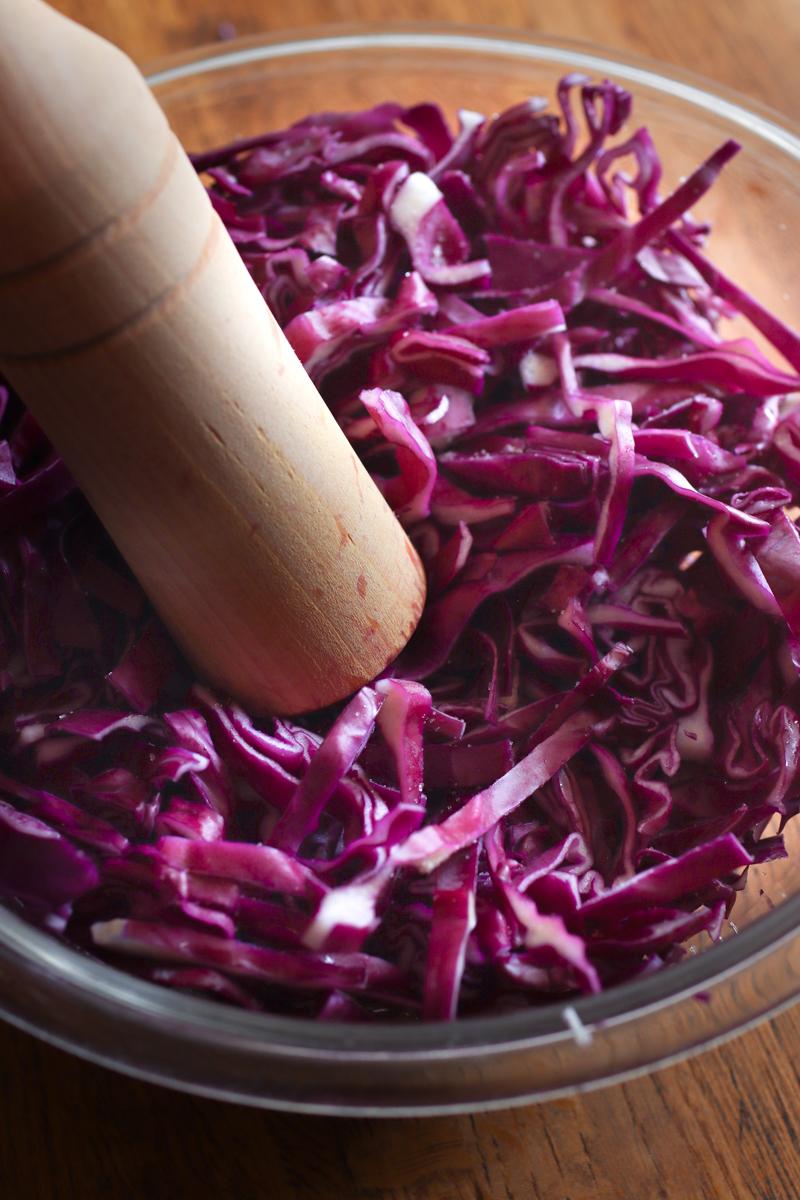 Fermented Red Cabbage: Easy Homemade Sauerkraut Recipe | Sprig & Spoon