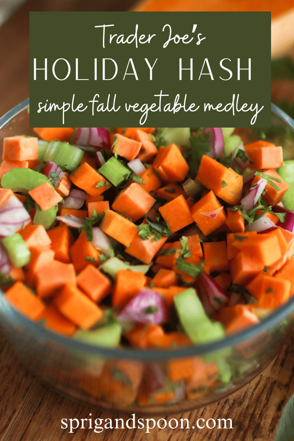 Trader Joe's Holiday Hash: Copycat Recipe + How to Use it! | Sprig & Spoon