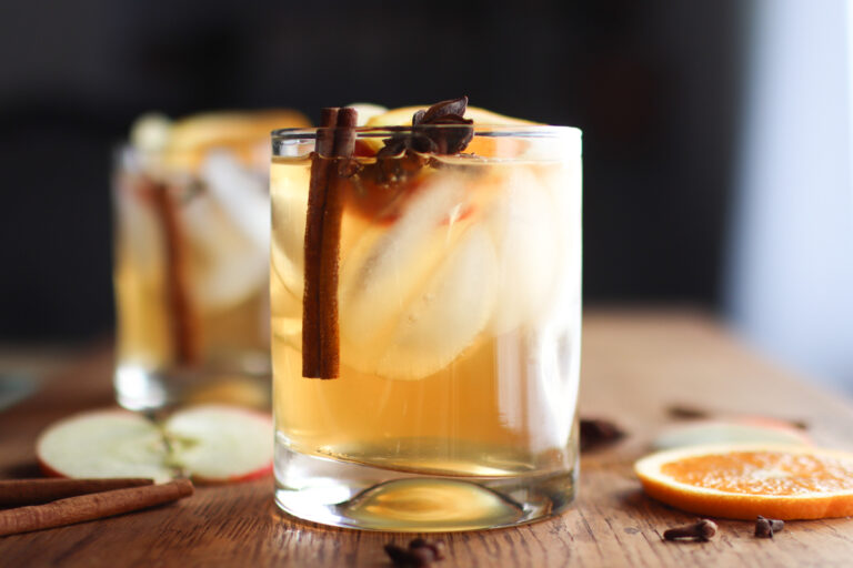 Autumn Spiced Rum Cider Punch | Perfect Fall Cocktail | Sprig & Spoon