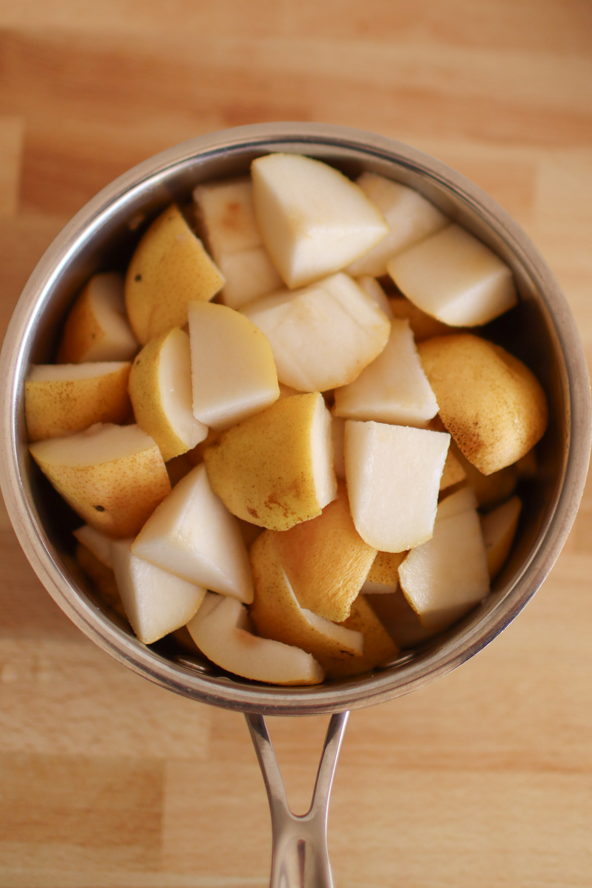 Homemade Pear Sauce | No Peeling Recipe | Sprig & Spoon